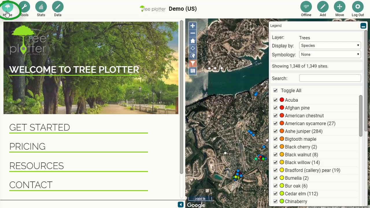 Tree Plotter Demo Youtube