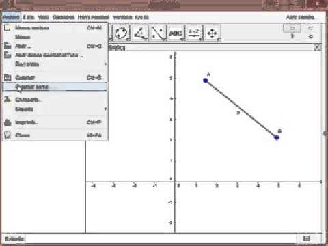 Cómo Trazar Un Segmento En Geogebra Youtube