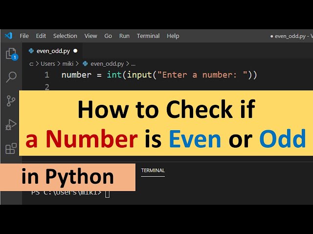 Defining A Number As Even Or Odd In Python Store Varsana