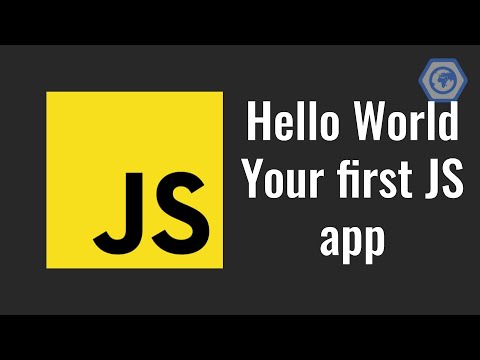 5 Javascript Hello World Your First Js Application Youtube