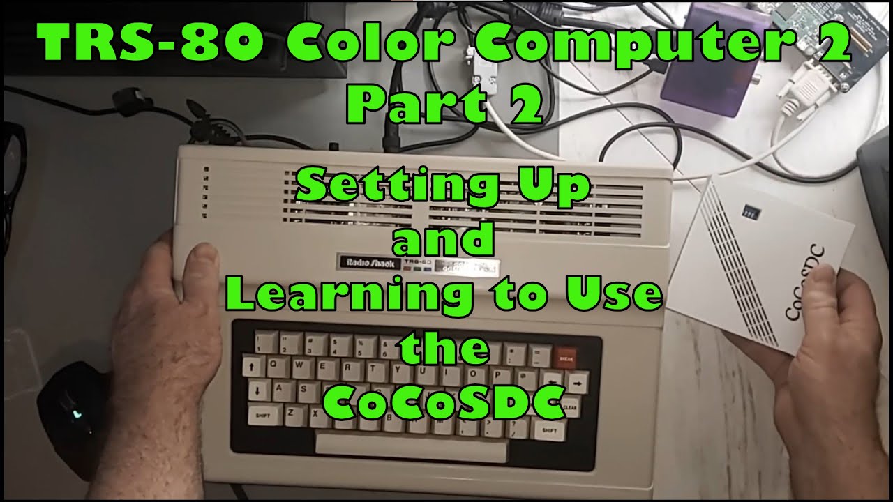 Trs 80 Color Computer 2 Part 2 Setting Up And Learning To Use The Coco