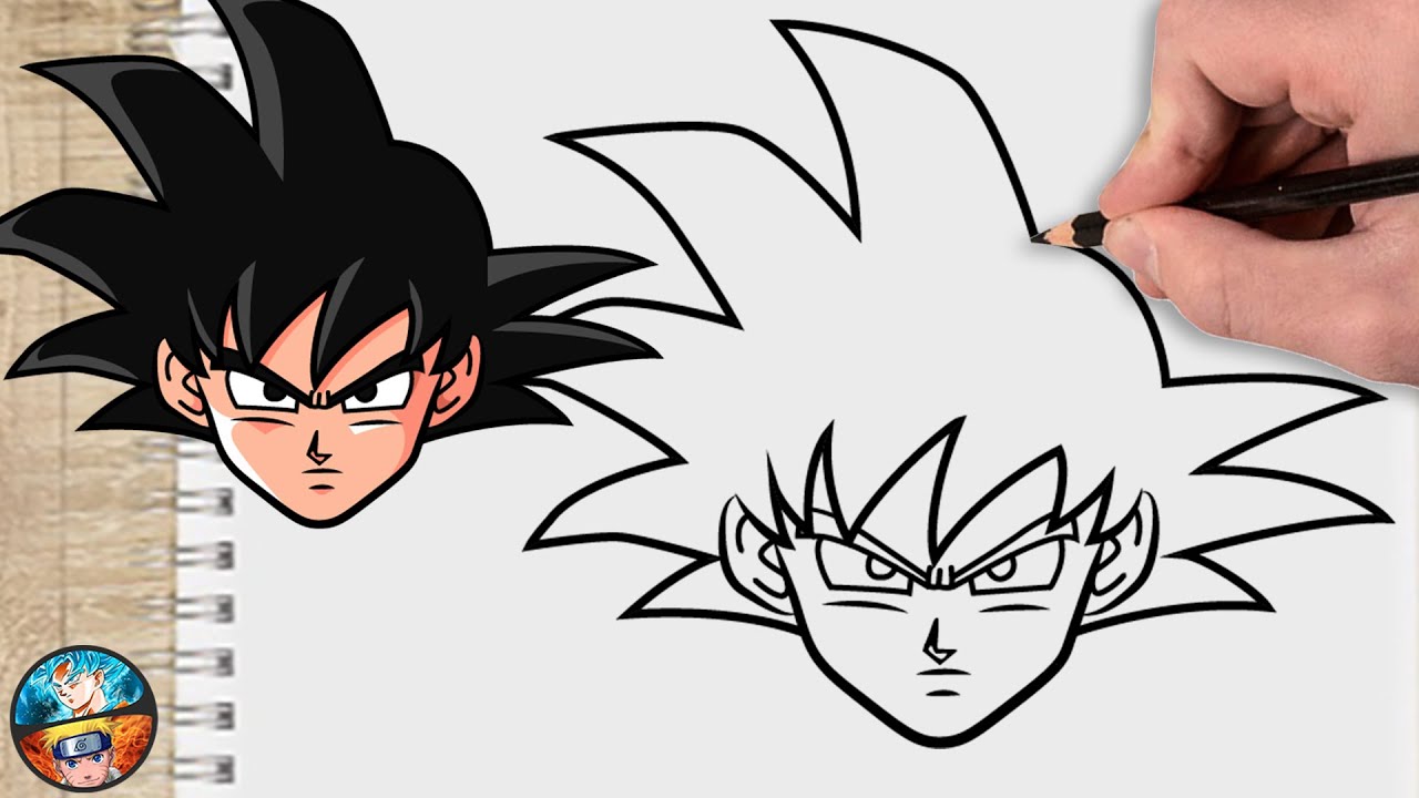Como Dibujar A Goku Ssj Dragon Ball Z How To Draw Goku