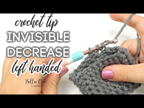 Learn How To Crochet An Invisible Decrease Bella Coco Crochet