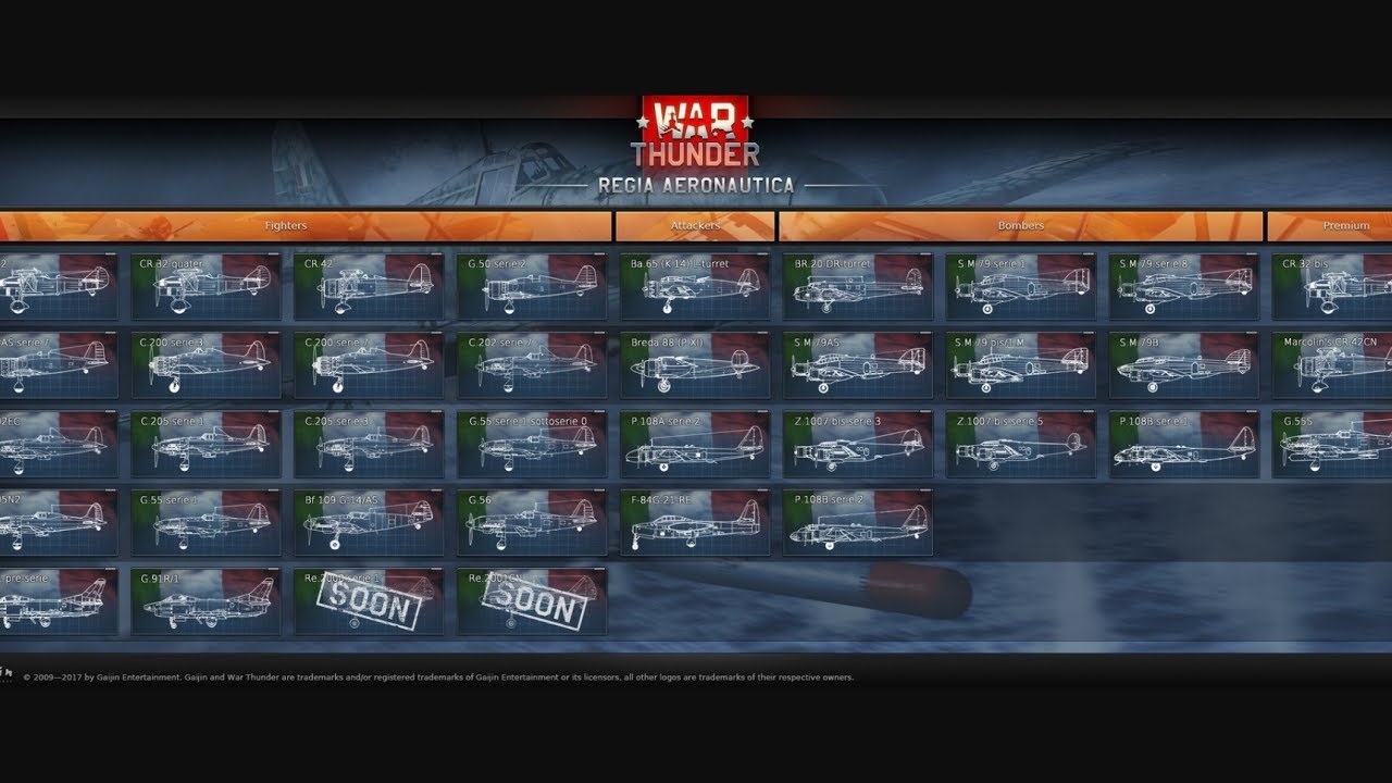 War Thunder Upcoming Content Italian Initial Release Tree Re 2000