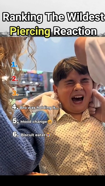 Ranking The Wildest Piercing Reaction Reaction Funny Funnyshorts