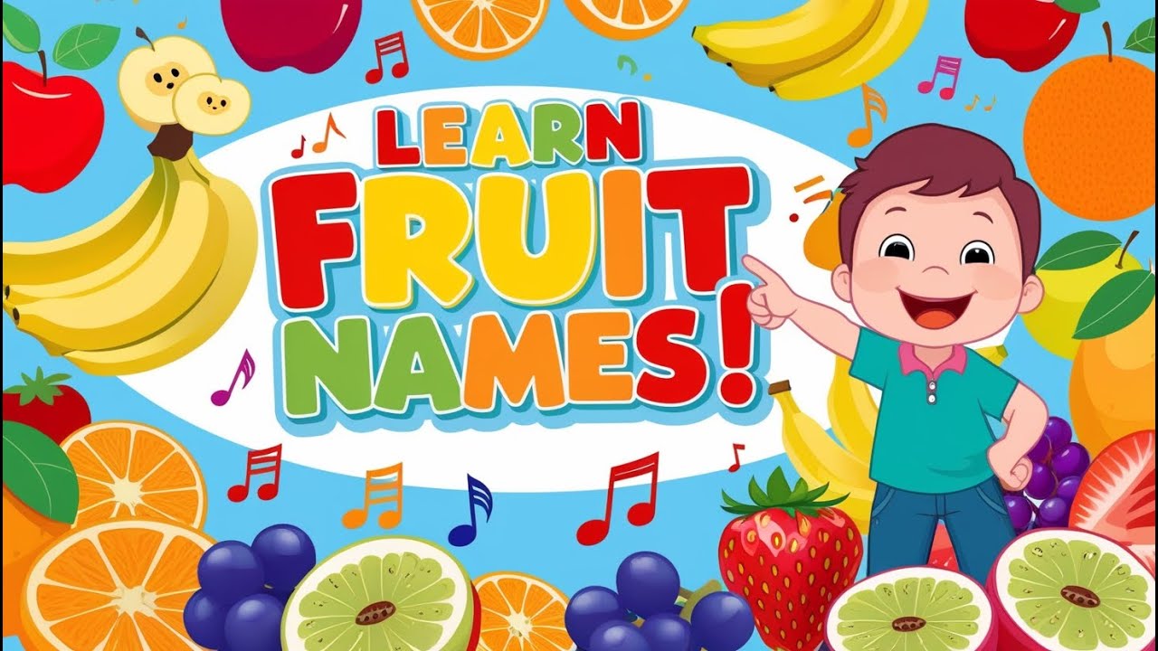 Fruits Song For Kids Fun Alphabet Song For Learning Fruits