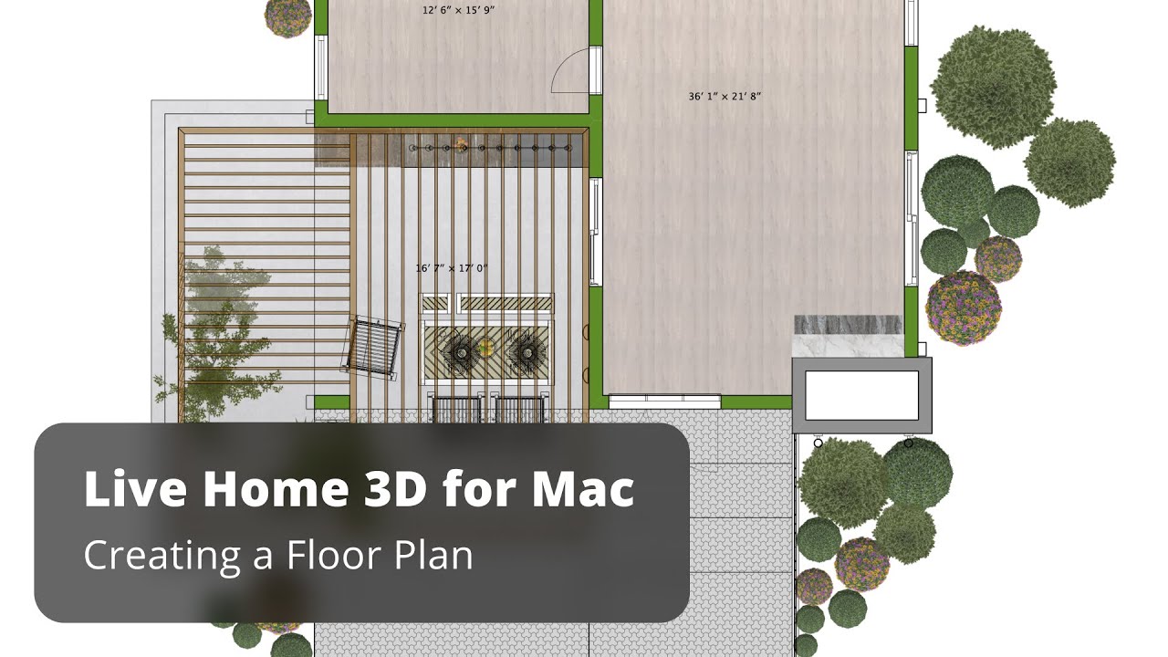 Creating A Floor Plan Live Home 3d For Mac Tutorials Youtube