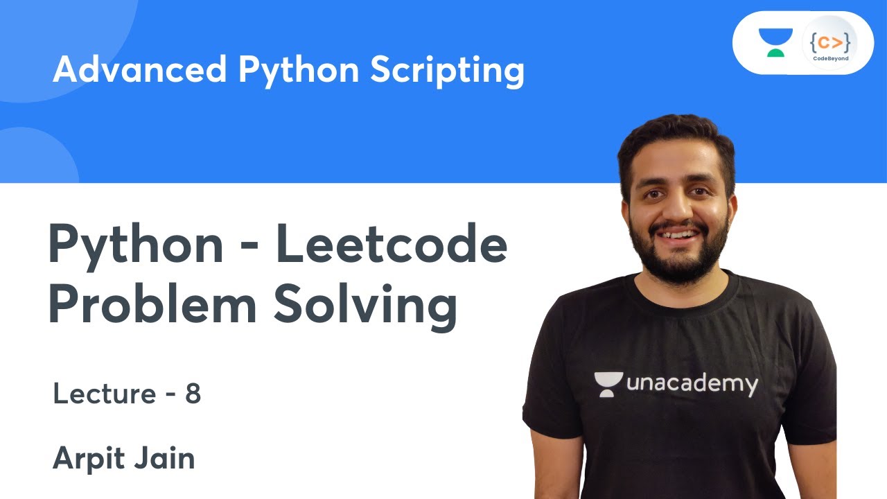 Python Leetcode Problem Solving L 8 Python Programming Exercises