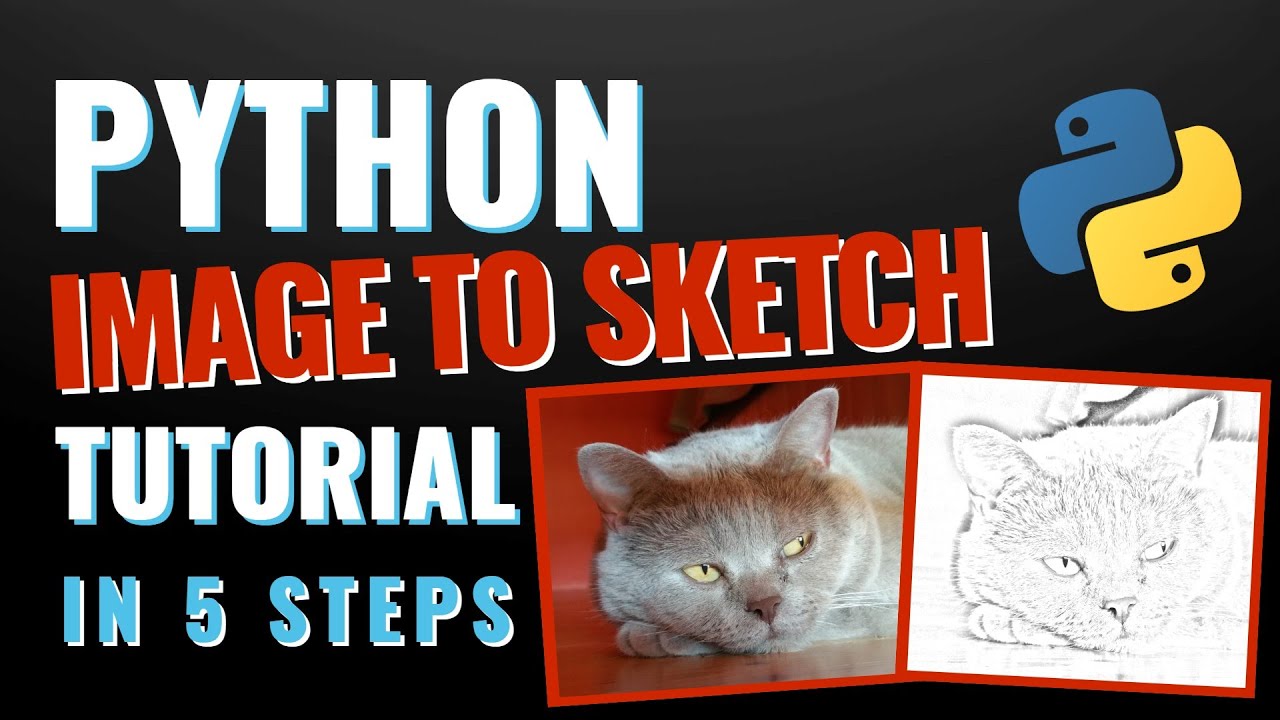 Python Image To Sketch Tutorial Youtube