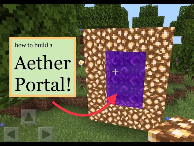 How To Make A Aether Portal In Minecraft How To Make A Portal In