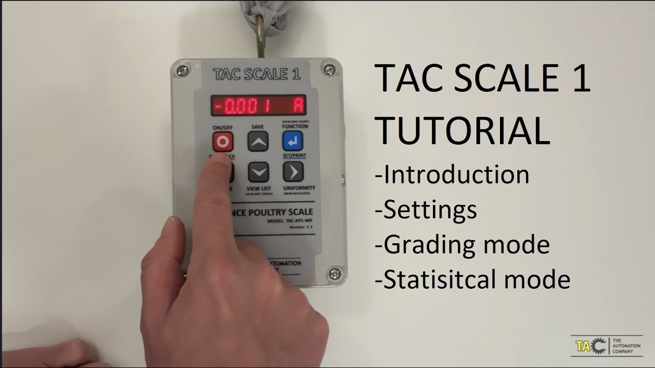 Tac Scale 1 Tutorial English Youtube