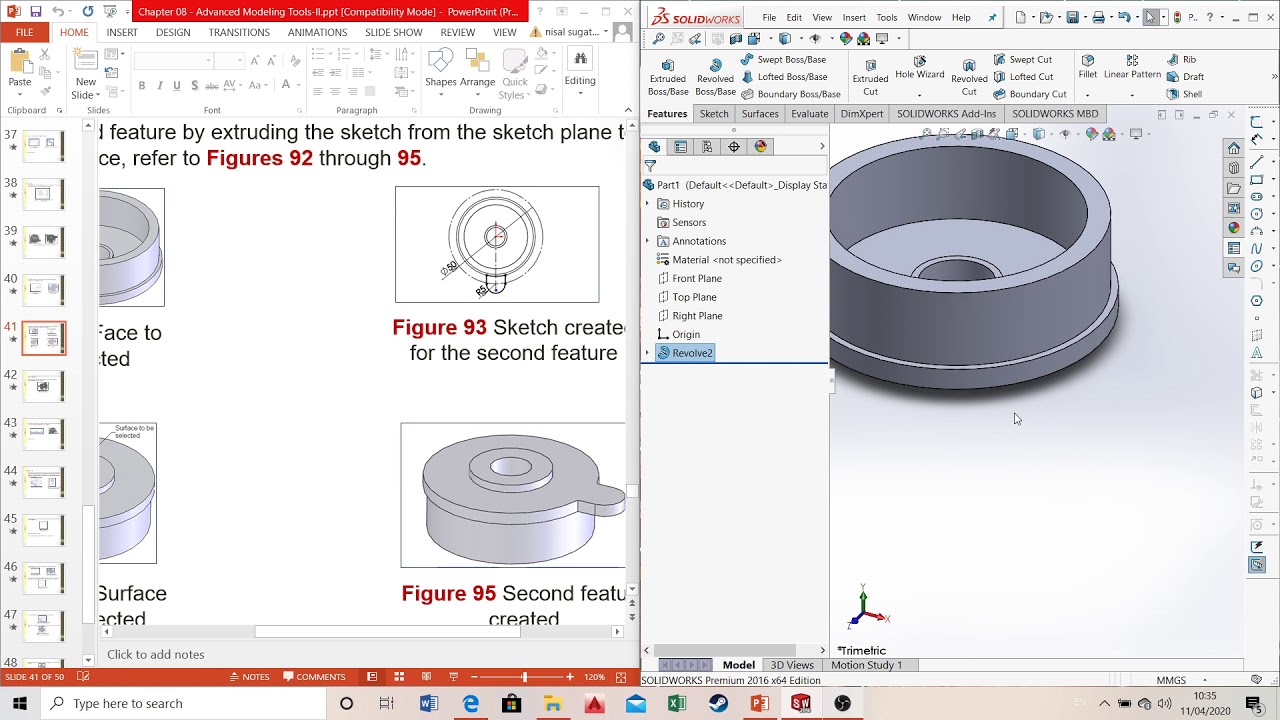 Chapter 8 Solidworks Tutorial 2 Youtube
