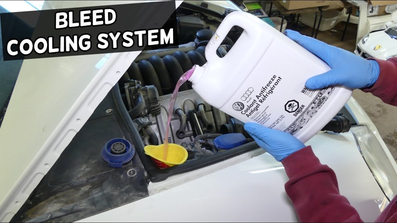 How To Bleed The Cooling System On Porsche Cayenne Youtube