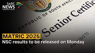 Matric 2025 Nsc Results To Be Released On Monday Sabc News Mp3 Music ...