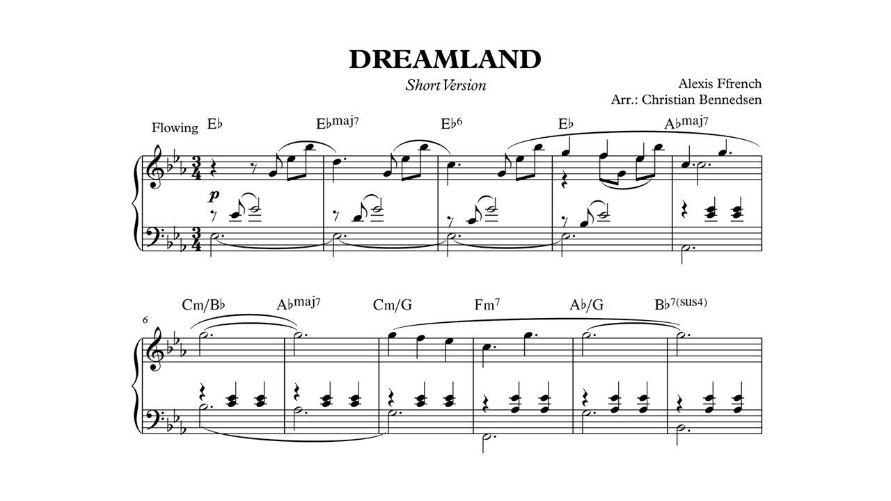 Dreamland Piano Youtube