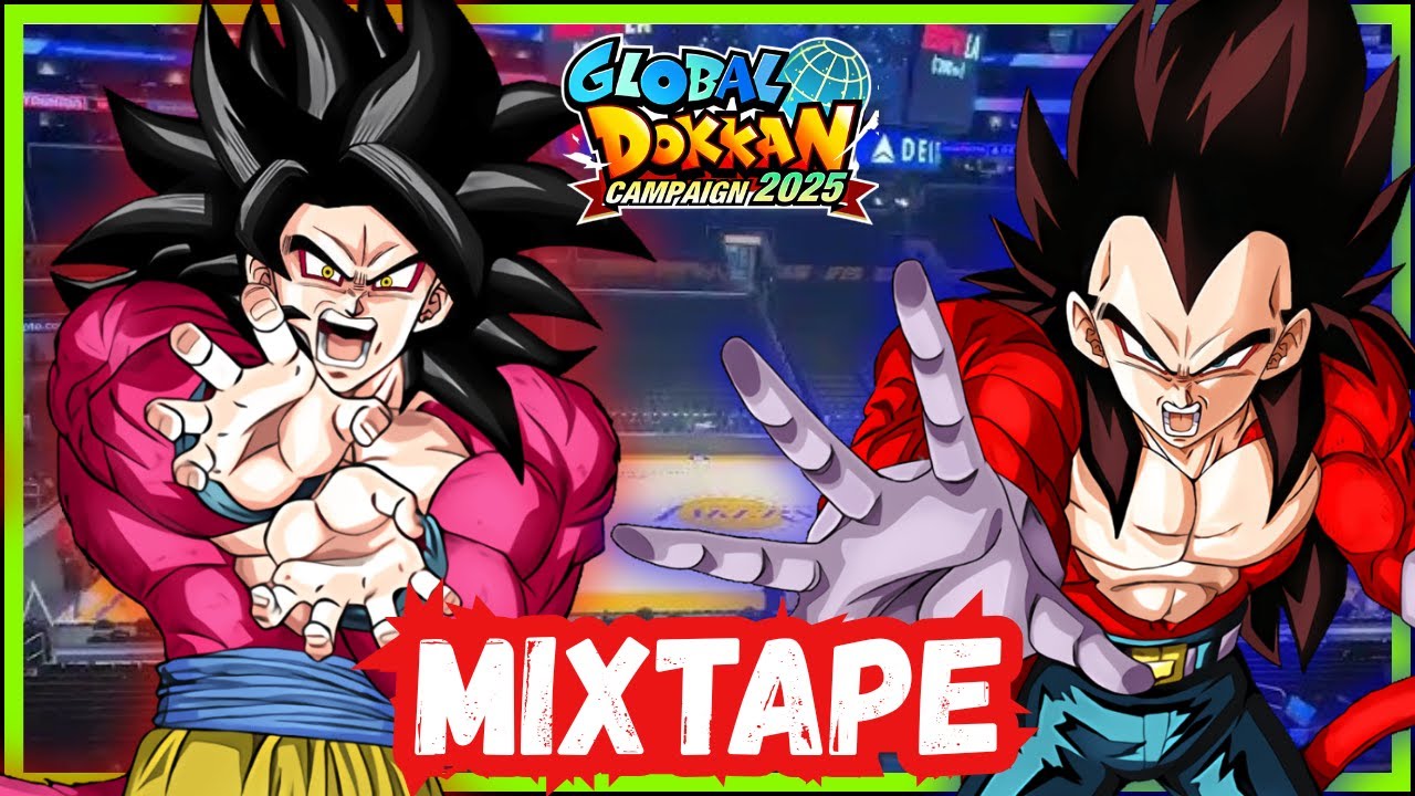 Super Eza Ssj4 Goku Ssj4 Vegeta Mixtape Highlights Dokkan Batte Gdc