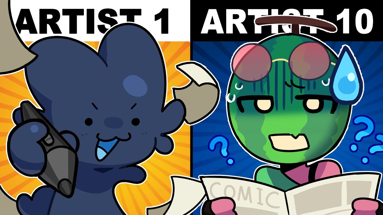 10 Artists Make A Comic Without Communicating 3 Youtube