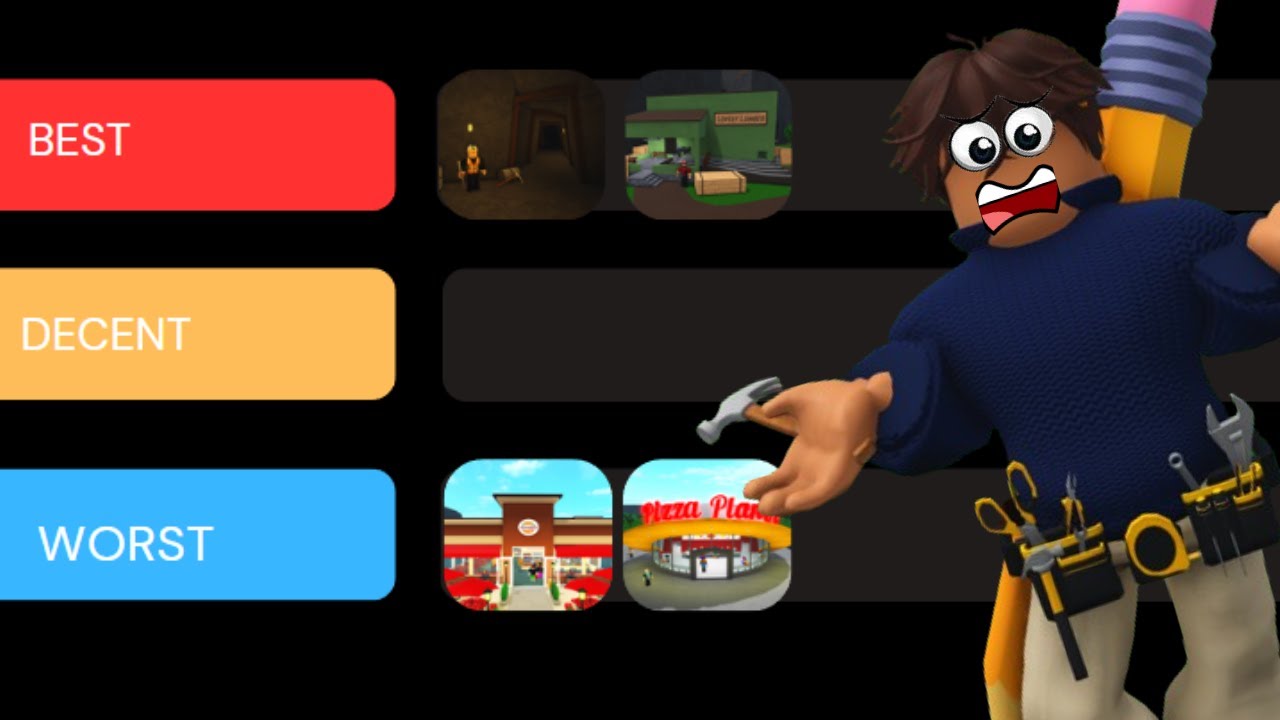 Ranking Every Job In Bloxburg Youtube