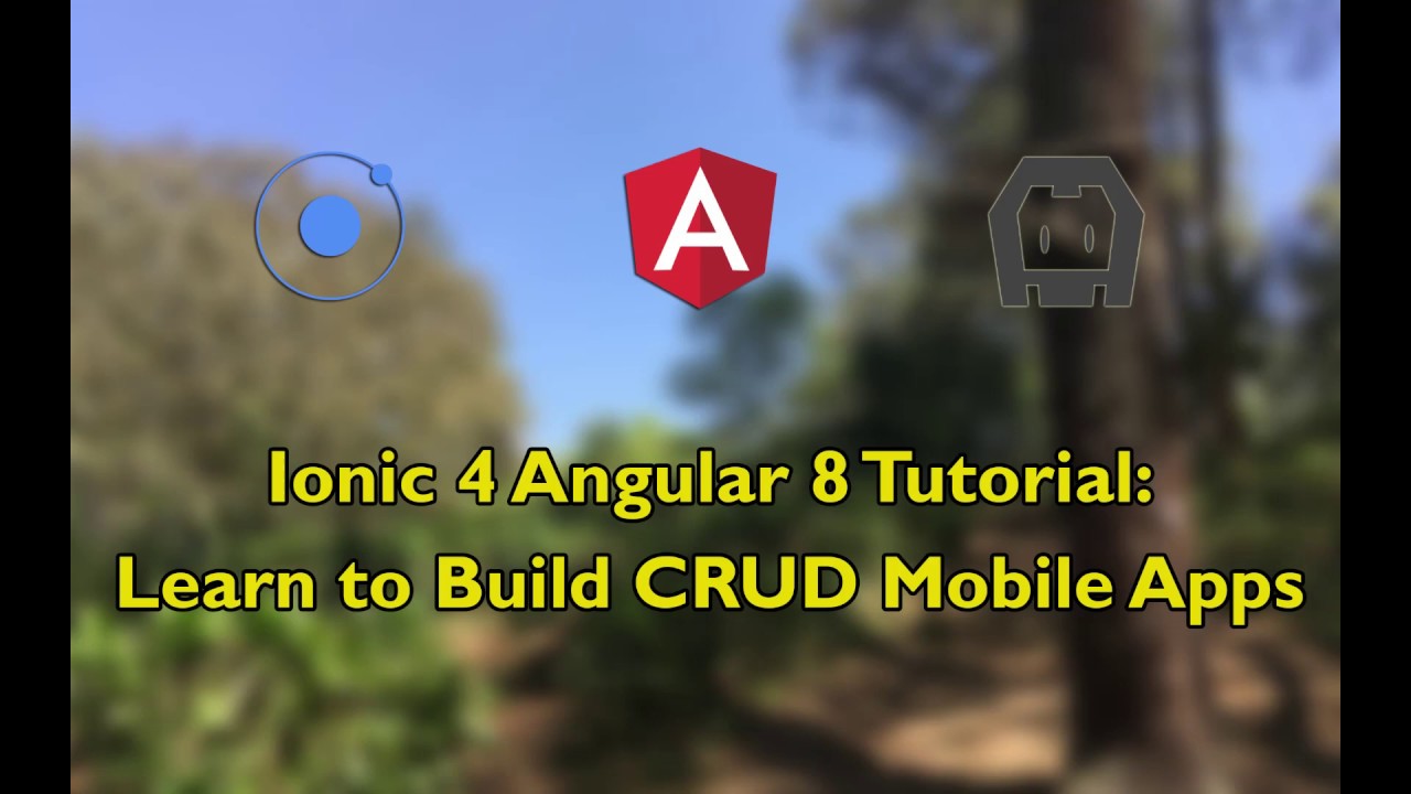 Ionic 4 Angular 8 Tutorial Learn To Build Crud Mobile Apps Source