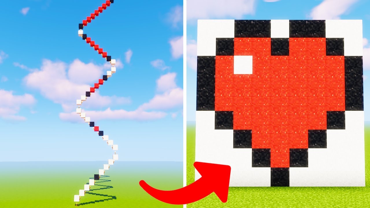 Pixel Heart Minecraft