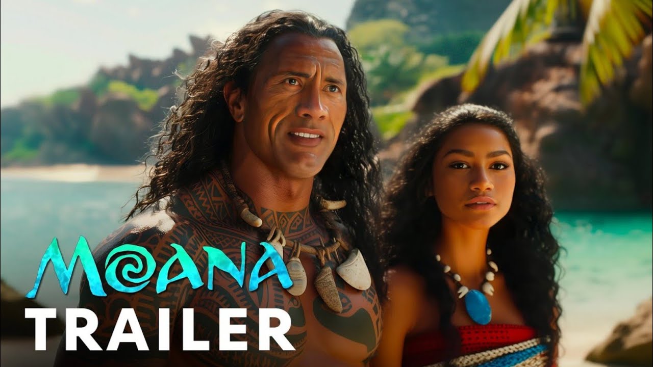 Moana Live Action 2025 New Trailer Dwayne Johnsnon Zendaya Youtube