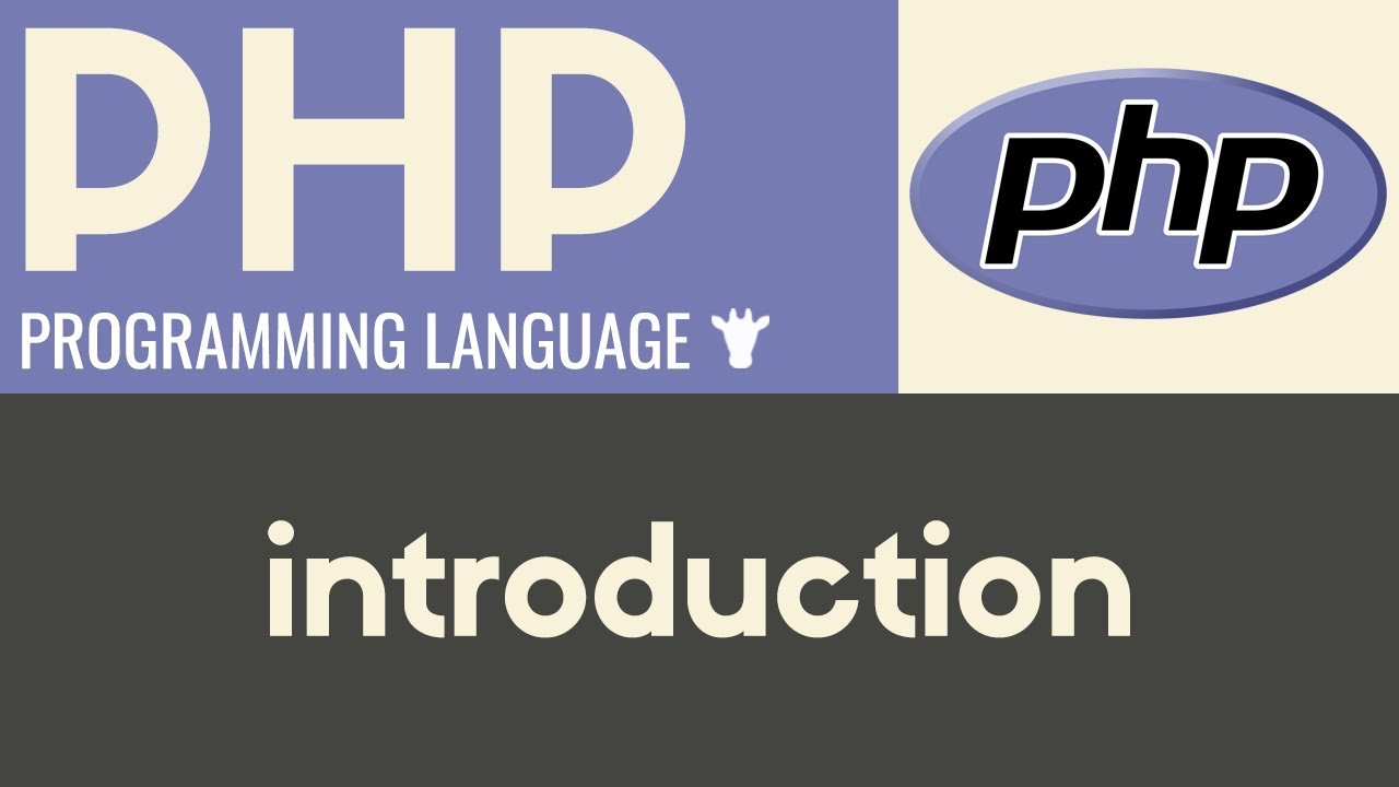 Introduction Php Tutorial 1 Youtube