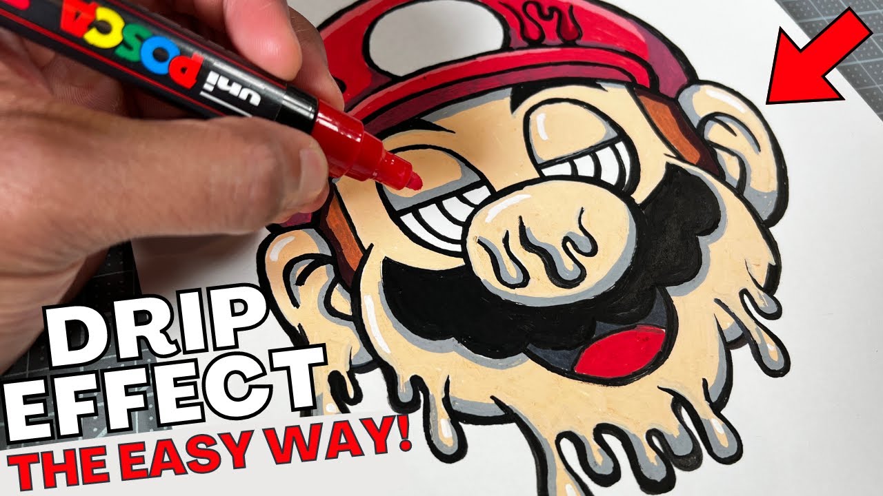 How To Draw The Drip Effect Like A Pro 2025 Easy Art Tutorial Youtube