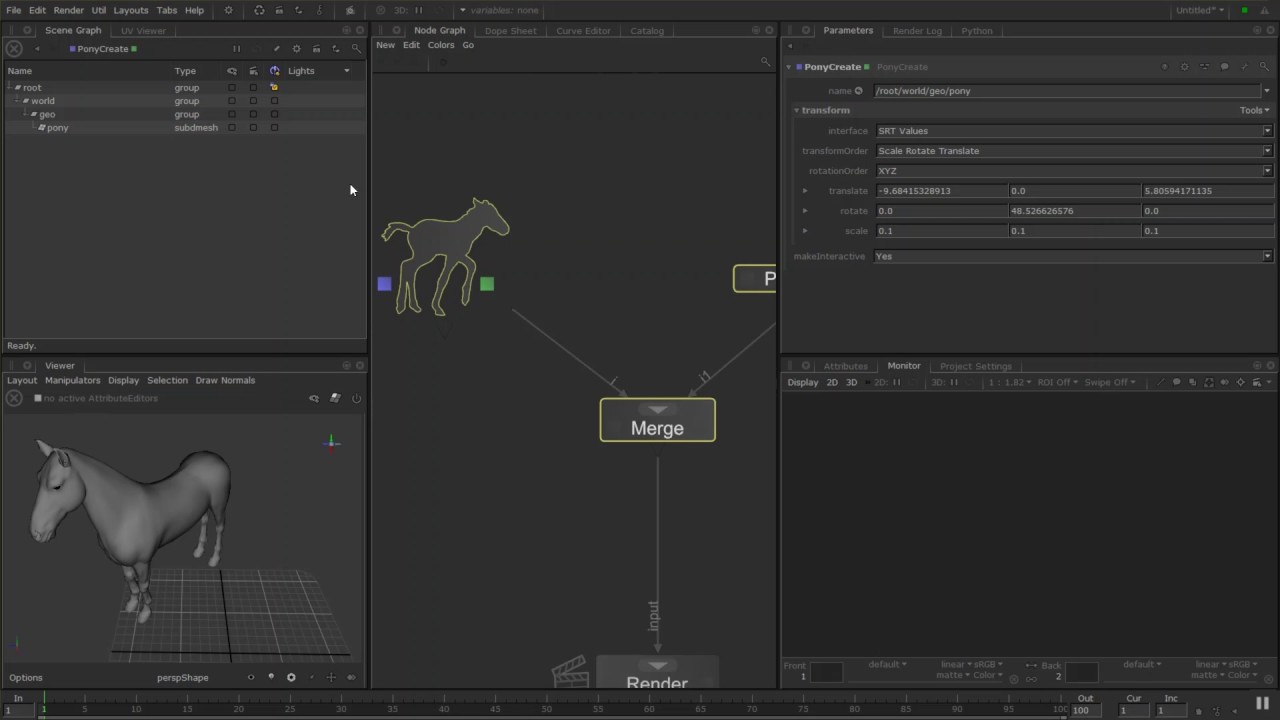 Katana Basics Part 3 User Interface Youtube
