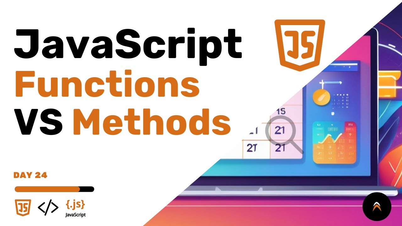 Functions Vs Methods In Javascript Day 24 Youtube