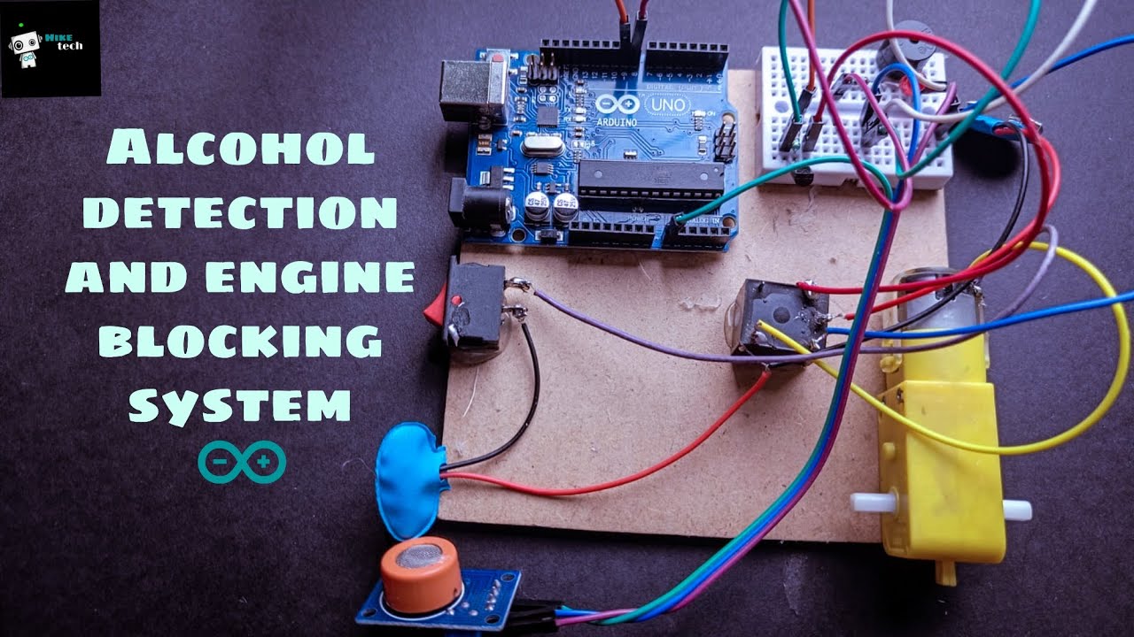 Alcohol Detection And Engine Locking System Using Arduino Uno And Mq3