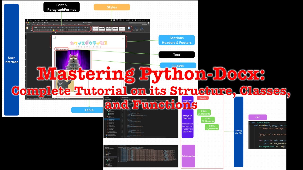 Mastering Python Docx Complete Tutorial On Its Structure Classes And