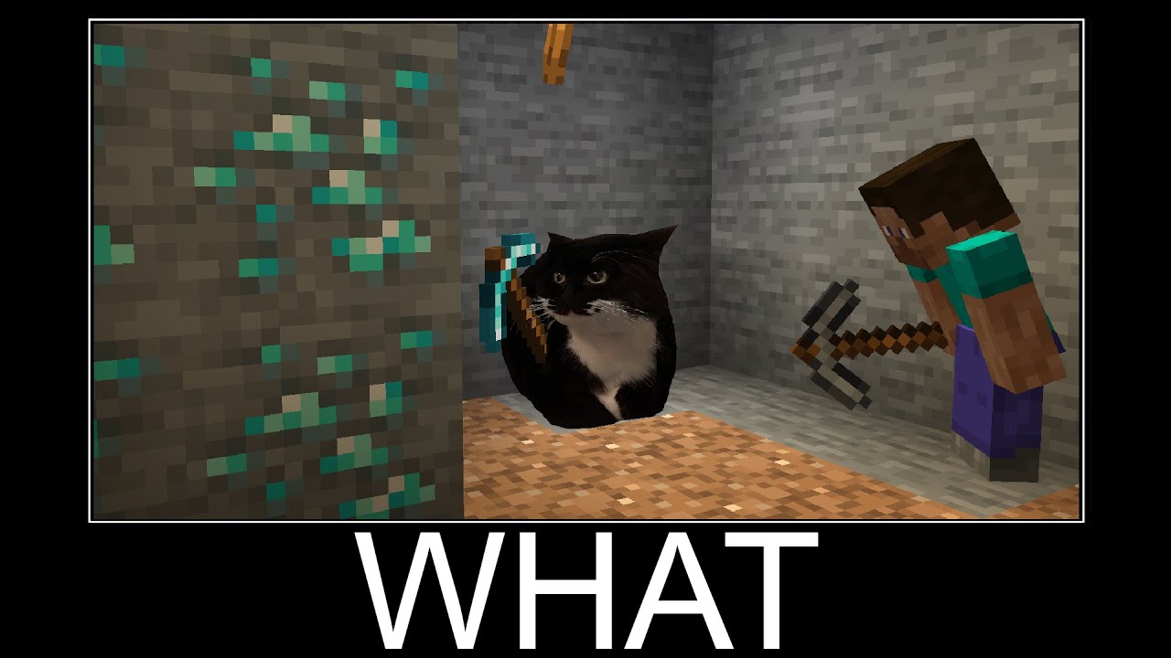 Minecraft Cat Memes Rest In Peace Steve Cat Funny