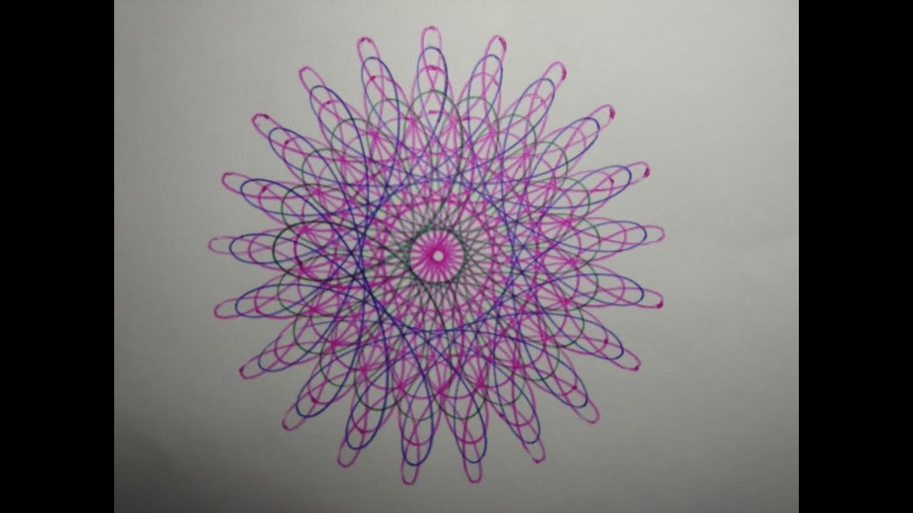 How To Make Spirograph Patterns Youtube
