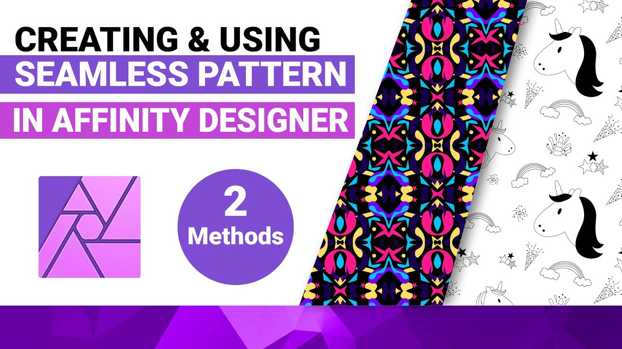 Affinity Designer Repeating Pattern Design Tutorial Youtube