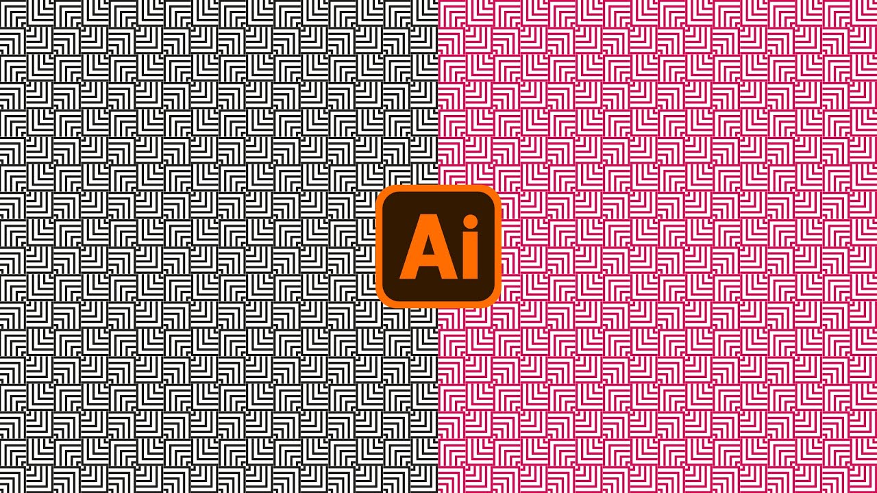 Create Overlapping Pattern Adobe Illustrator Cc Tutorial Youtube