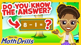 Practice Subtracting By 3 S Meet The Math Drills Subtraction