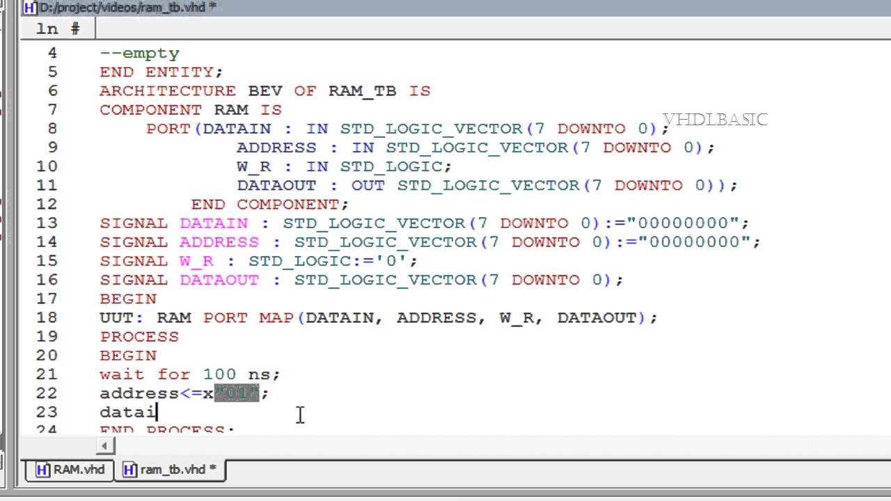 Vhdl Test Bench Tutorial