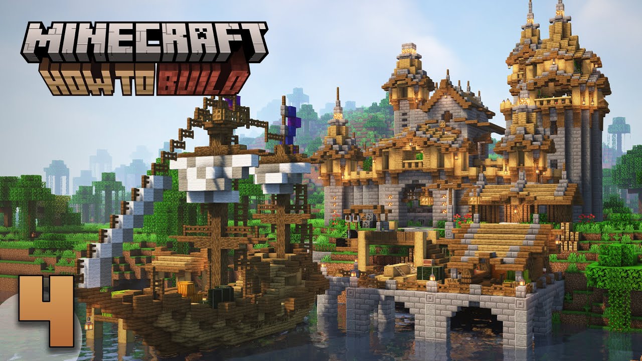 Minecraft How To Build A Medieval Castle Part 4 Of 4 Ultimate Base ...