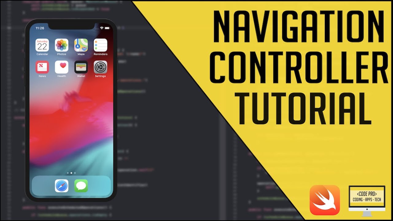 Ios Navigation Controller Tutorial Youtube