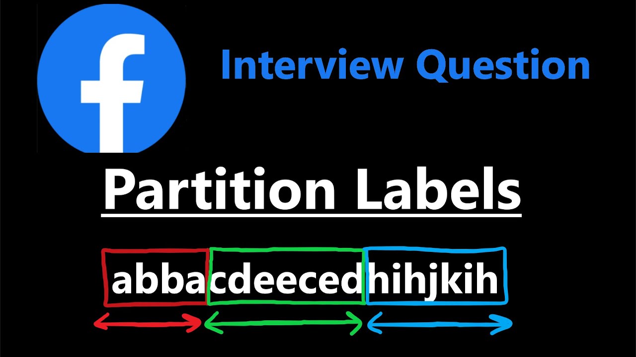 Partition Labels Leetcode 763 Python Youtube