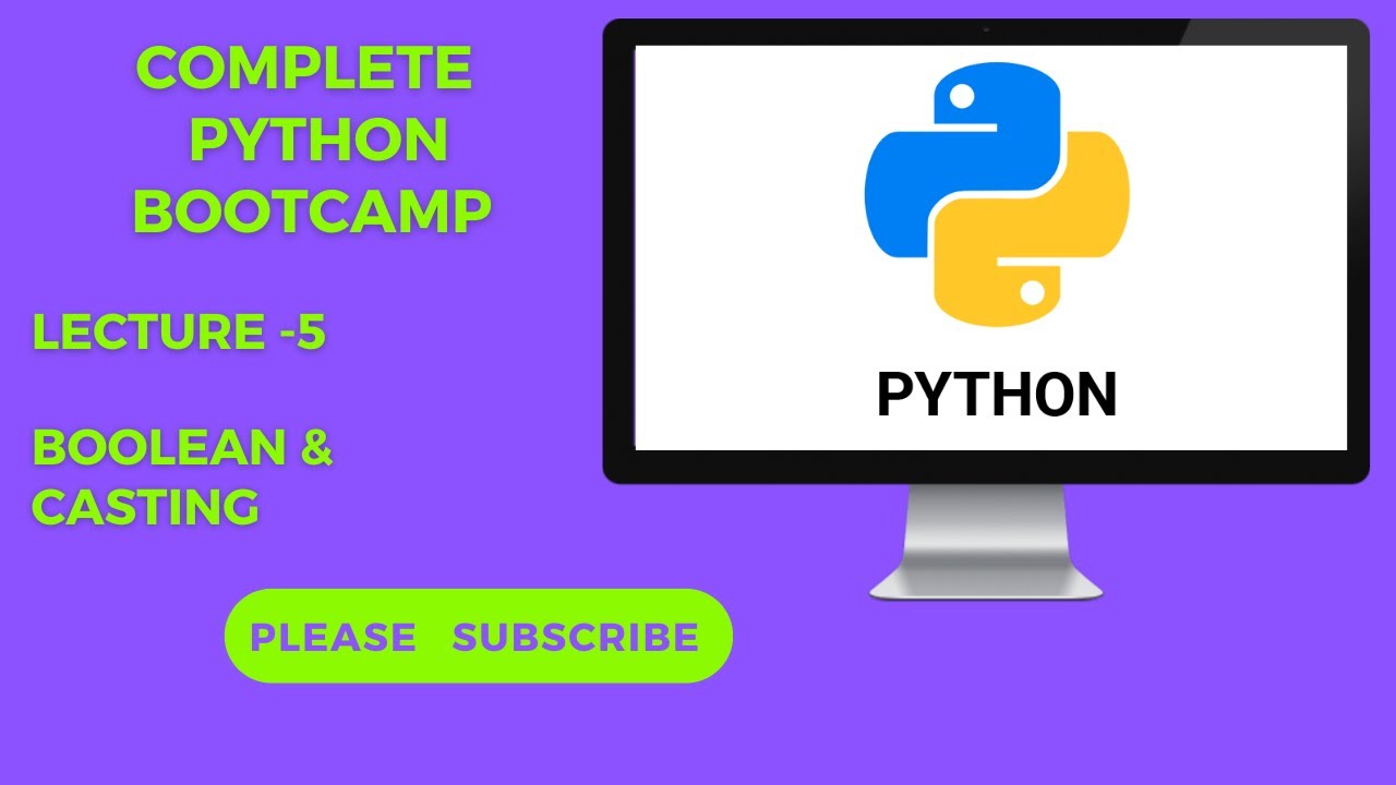 Lecture 5 Python Boolean Casting Youtube