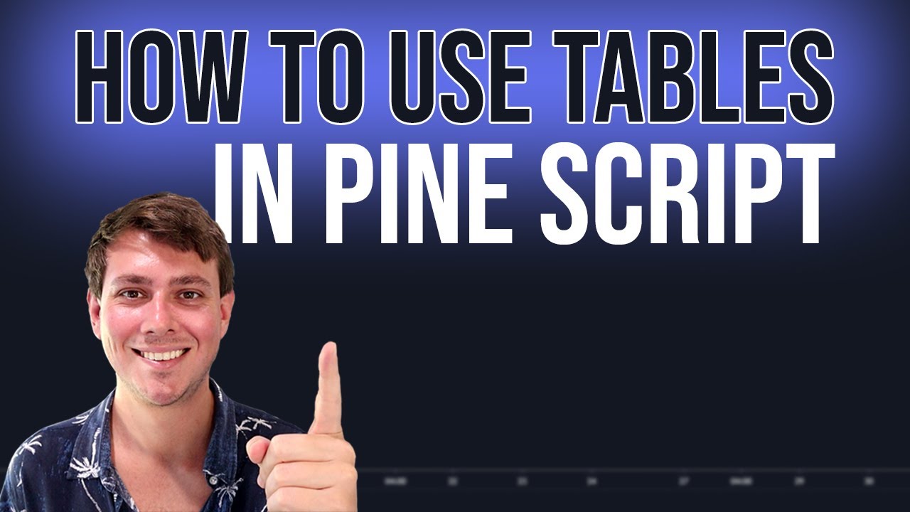 How To Use Tables In Pine Script V4 Interview Youtube