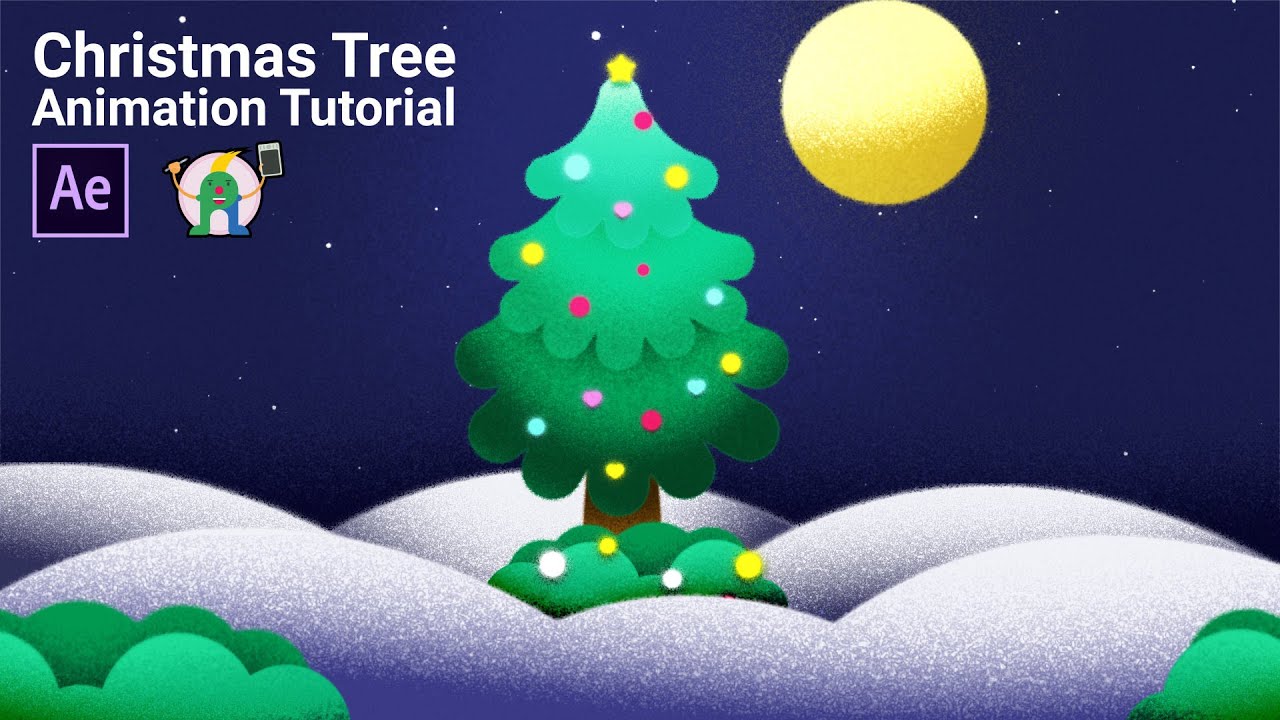 Christmas Tree Animation Tutorial In After Effects Youtube
