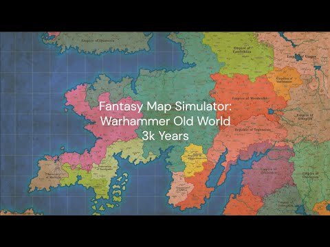 Fantasy Map Simulator Warhammer Old World Timelapse Youtube