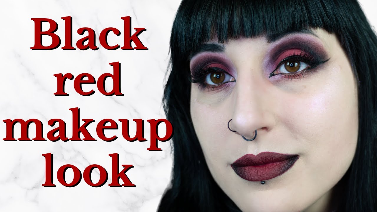 Goth Makeup Tutorial Red Saubhaya Makeup