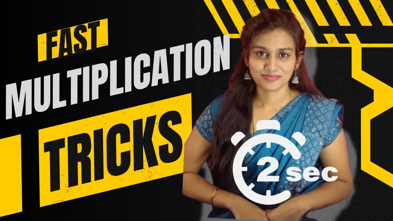 Fastest Multiplication Tricks Just 2 Seconds Youtube
