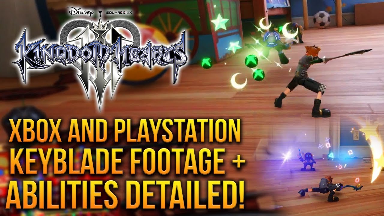 Kingdom Hearts 3 Playstation And Xbox Keyblade Gameplay Plus