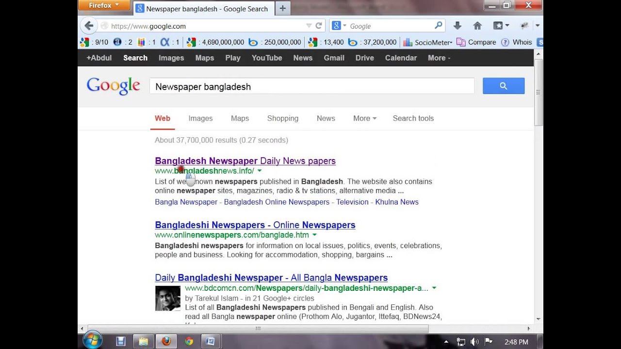 Seo Bangla Tutorial Part 01 Youtube
