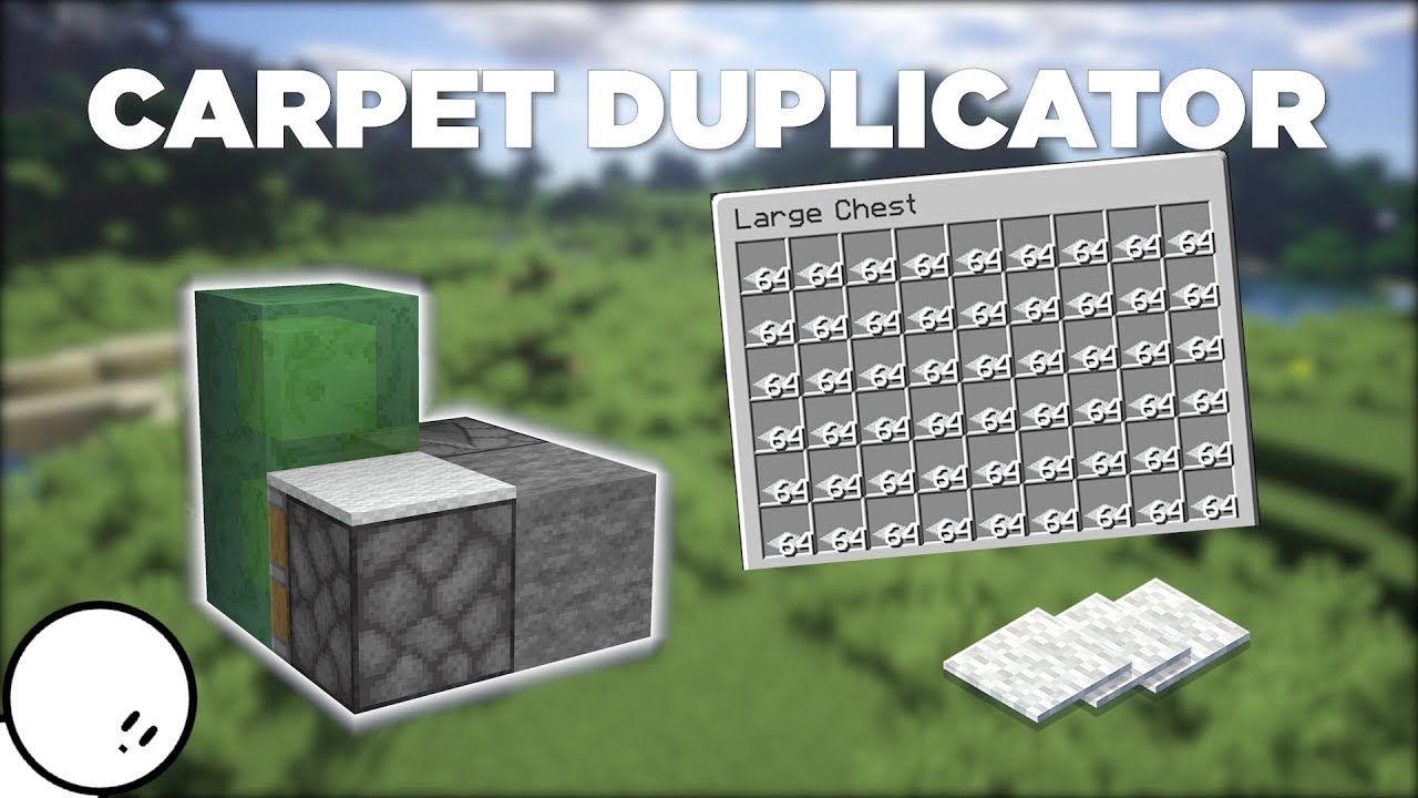 How To Make Carpet Duplicator In Minecraft 1 21 Carpet Duper Without