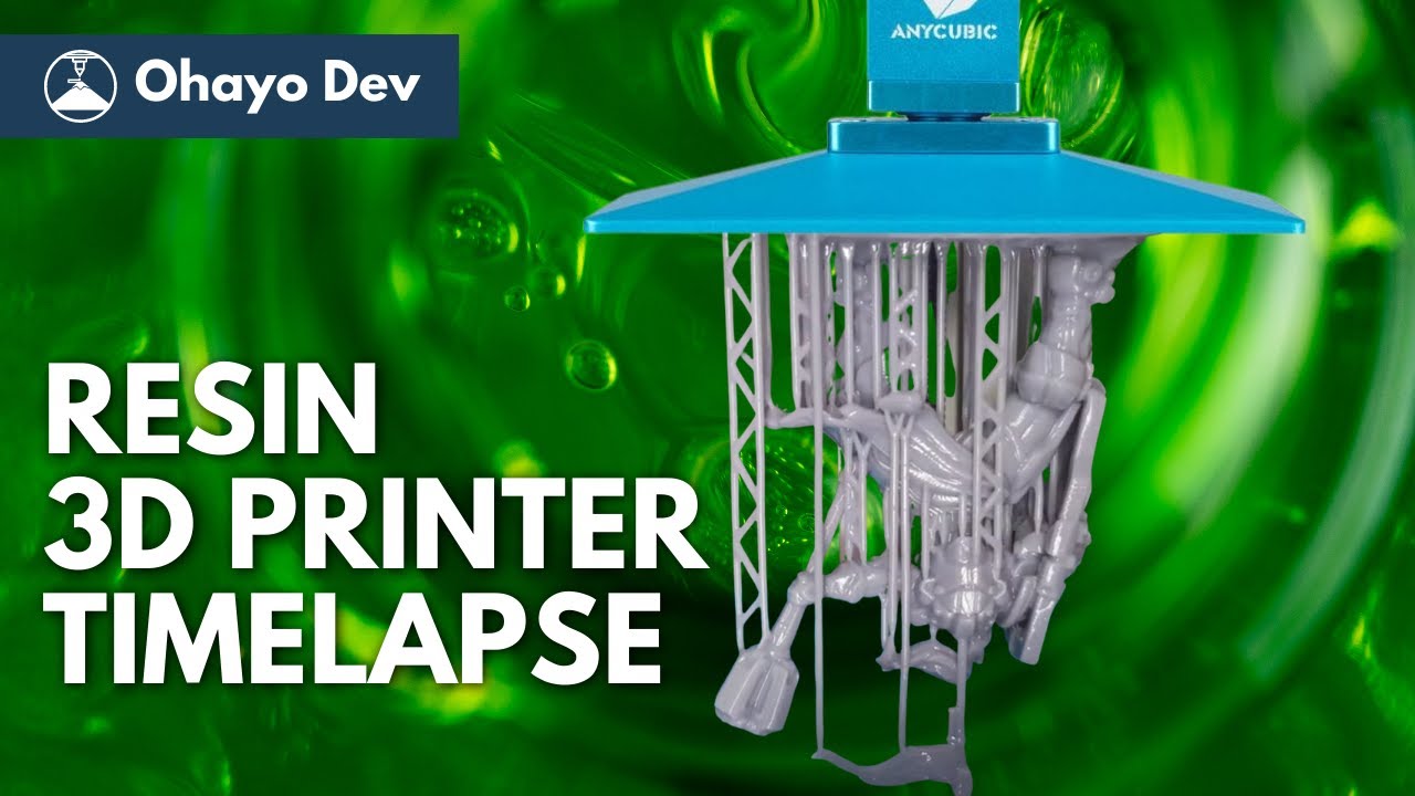 Resin 3d Printing Timelapse Youtube